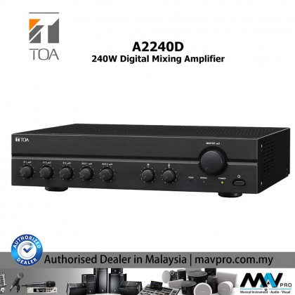 TOA A2240D 240W Digital Mixing Amplifier